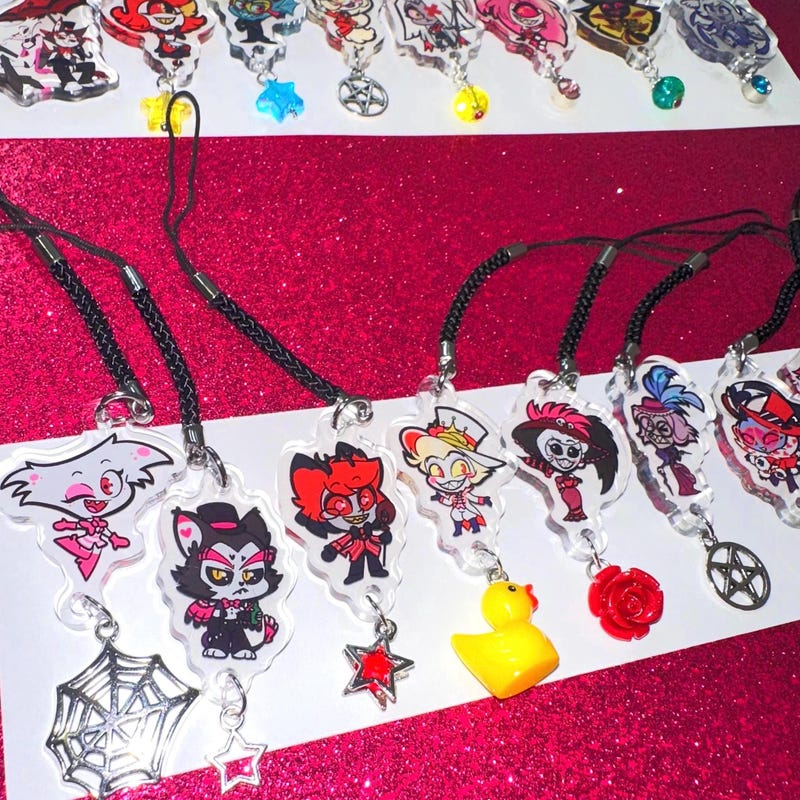 Husk Hazbin Phone Charm - Etsy