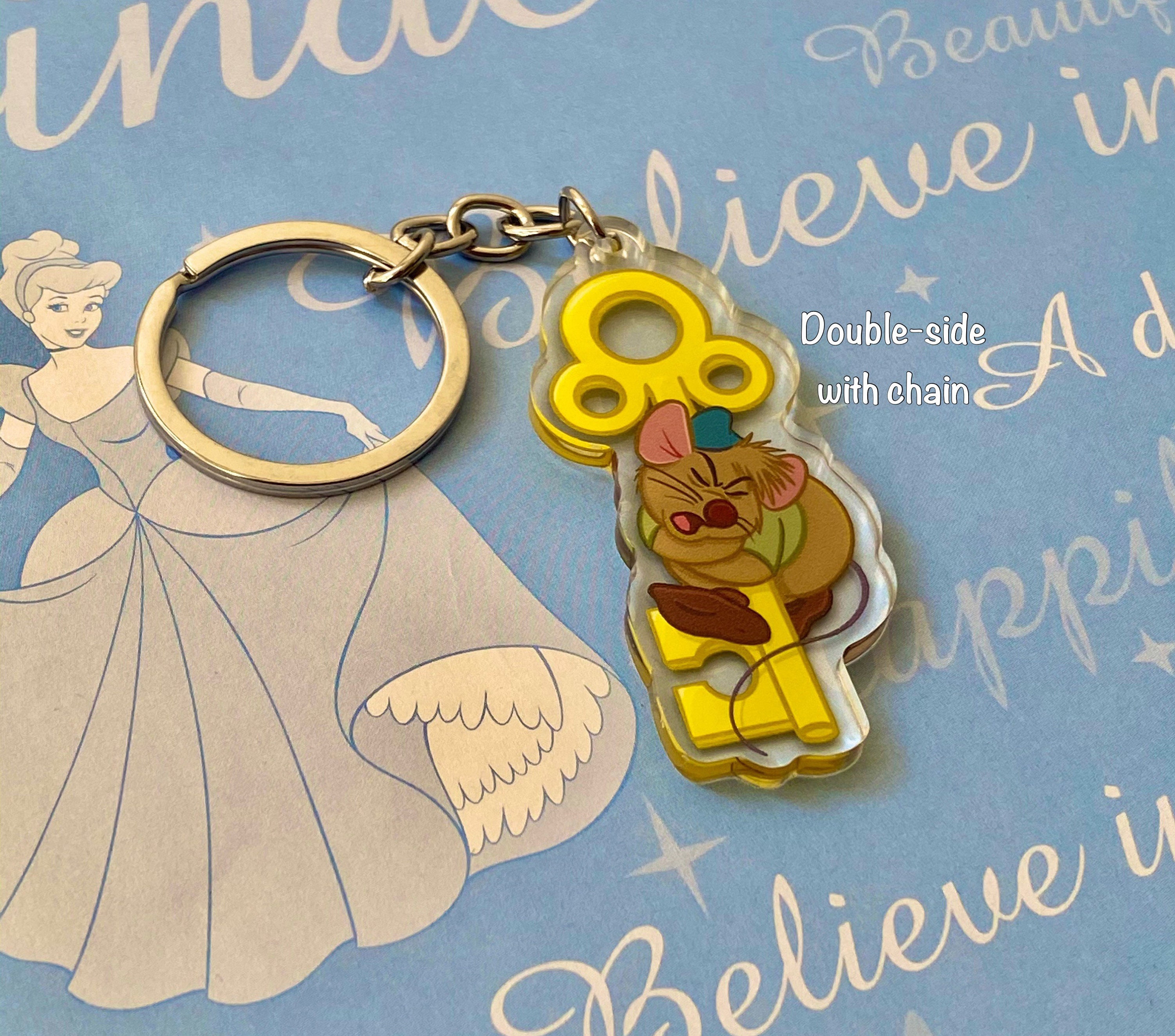 Gus Gus Keychain Cinderella Inspired - Etsy