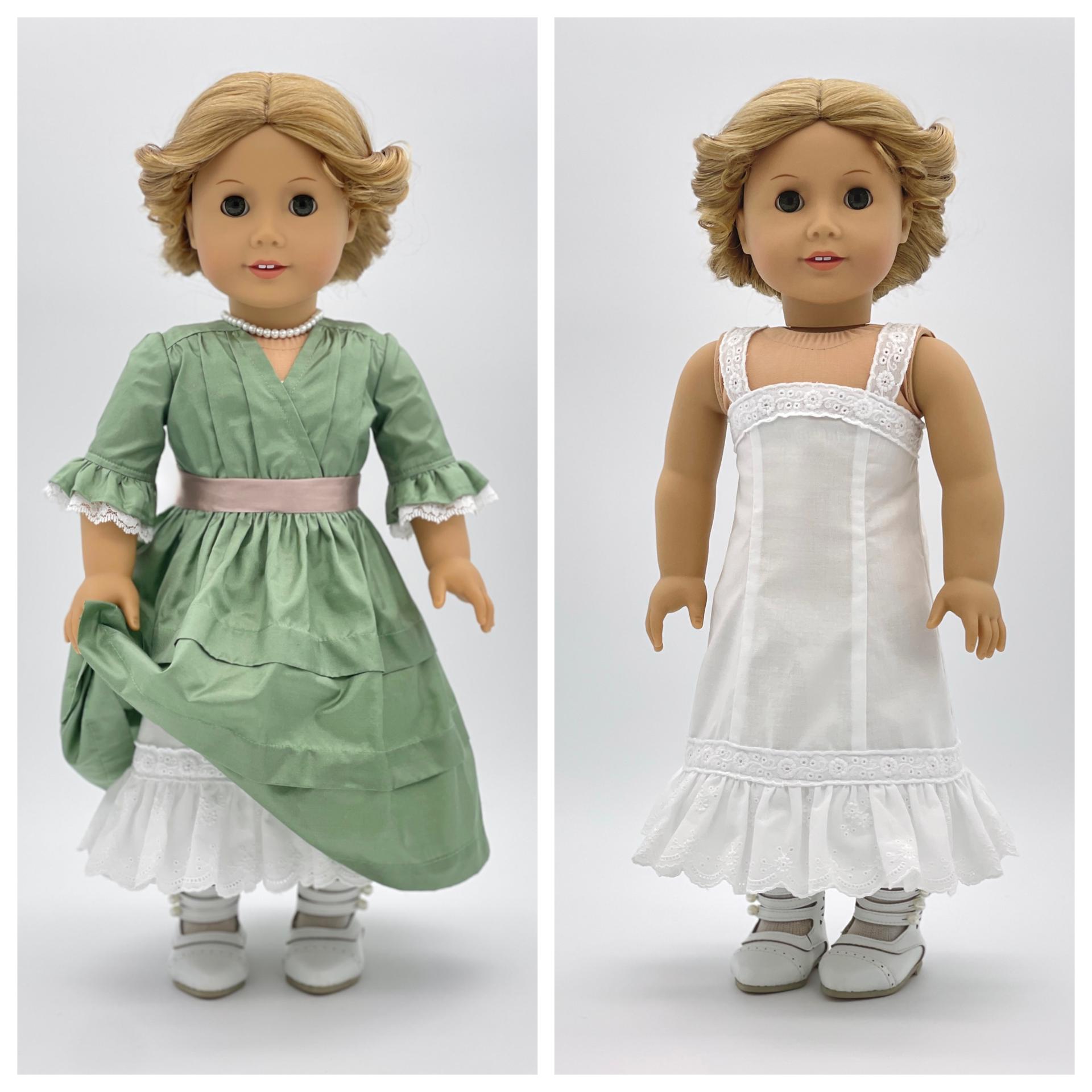 18" Doll PDF Pattern Bundle – Includes 1916 Summer Dress & Princess ...