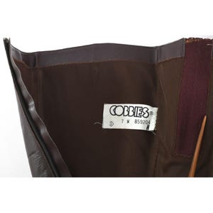 Vintage 1970s Size 7M Tall Brown Leather Heel Boots | by Cobbies | True ...