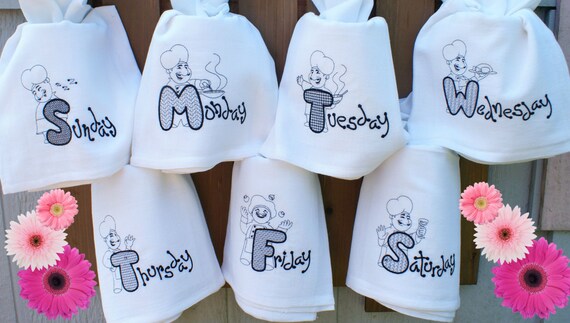 Chef Days of the Week - Etsy