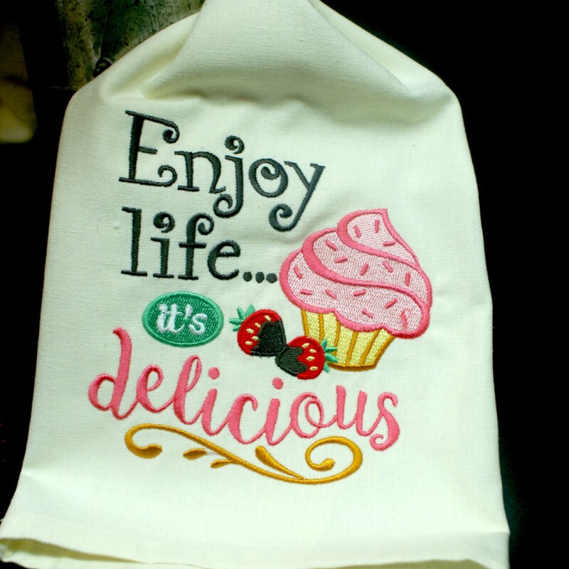 Life is Delicious - Etsy