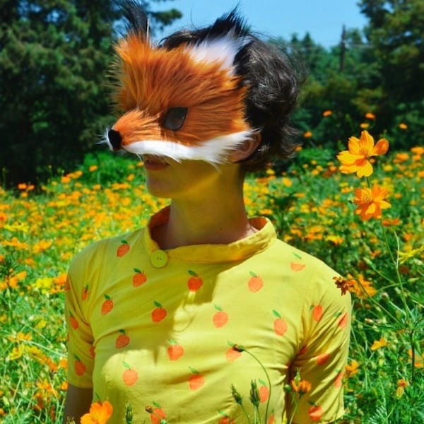 Red Fox Mask - Etsy