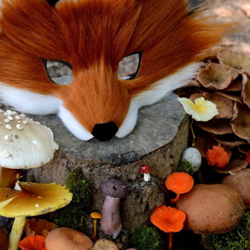 Furry Fox Mask - Etsy