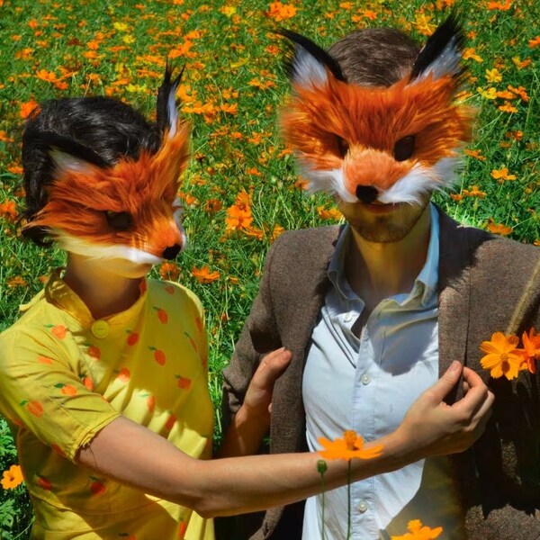 Red Fox Mask - Etsy