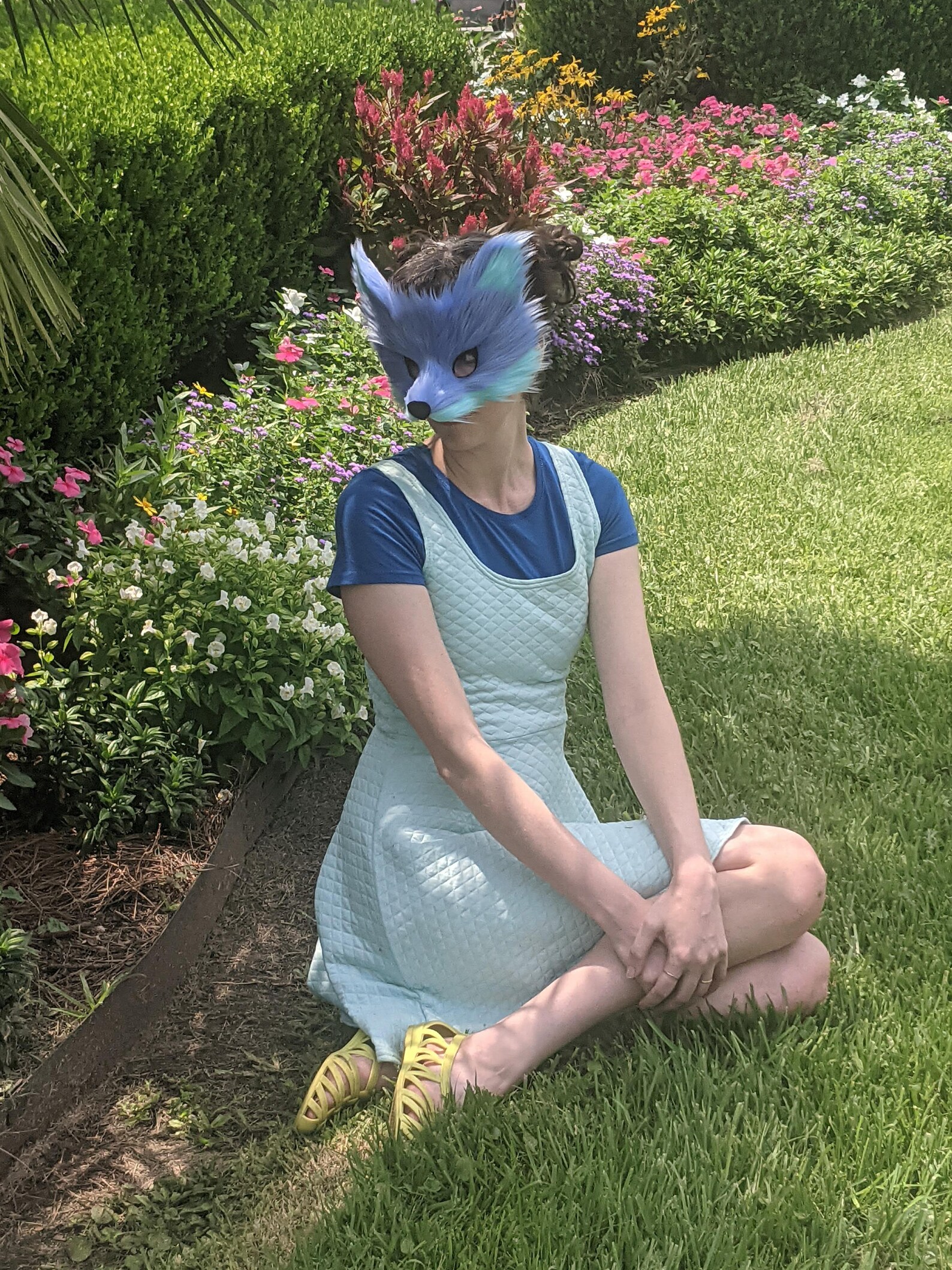 Periwinkle Fox Mask - Etsy