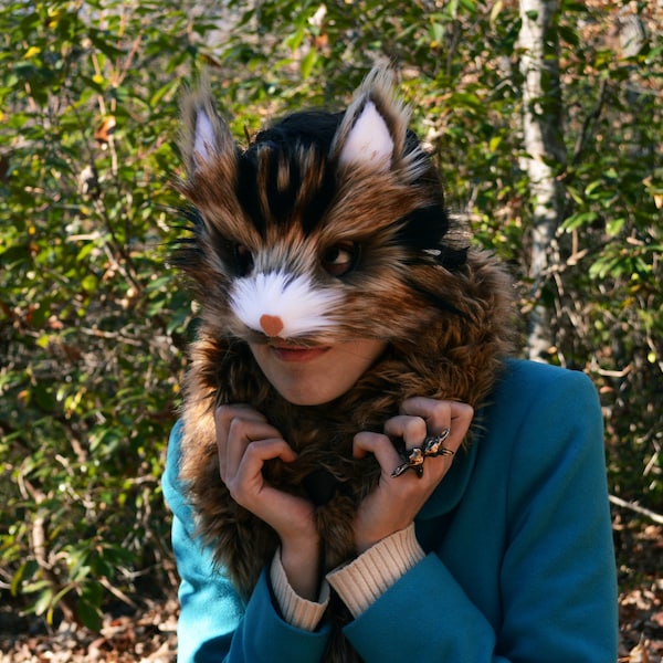 Realistic Cat Masks - Etsy