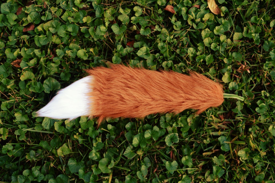 Fantastic Faux Fur Fox Tail, Handmade - Etsy