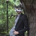 Grey Wolf Faux Fur Mask, Handmade - Etsy