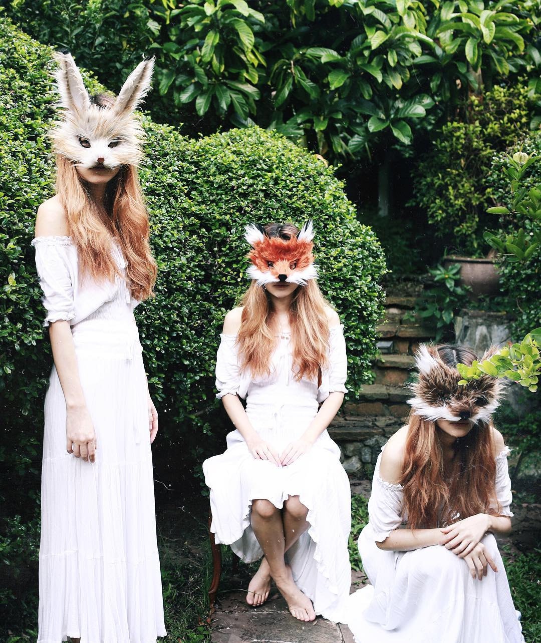 Faux Fur Mountain Rabbit Mask, Handmade - Etsy