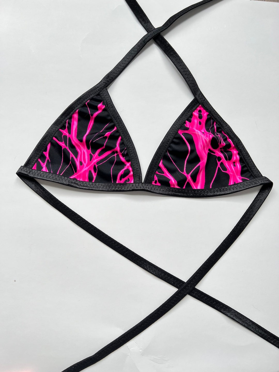 Rave Top, Wrap Bralette, Holographic Top, Rave Outfit, Holographic Rave ...
