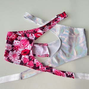 Pink Rave Top, Rave Outfit, Womens Rave Clothing, Rave Wear, Smiley ...