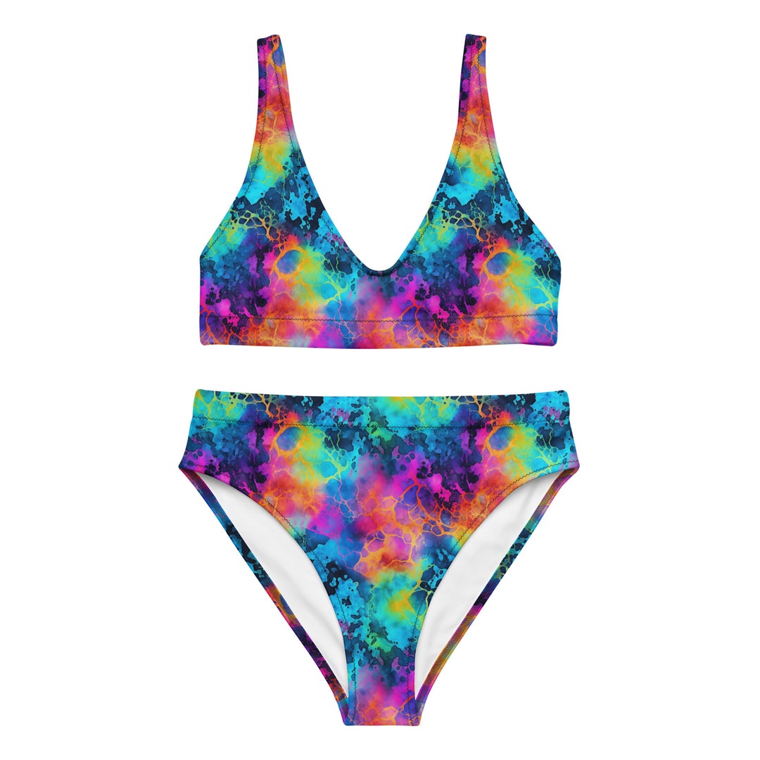 Rave Outfit SET Women Plus Size, Tie Dye Rave Outfit Set Rave Top Rave ...