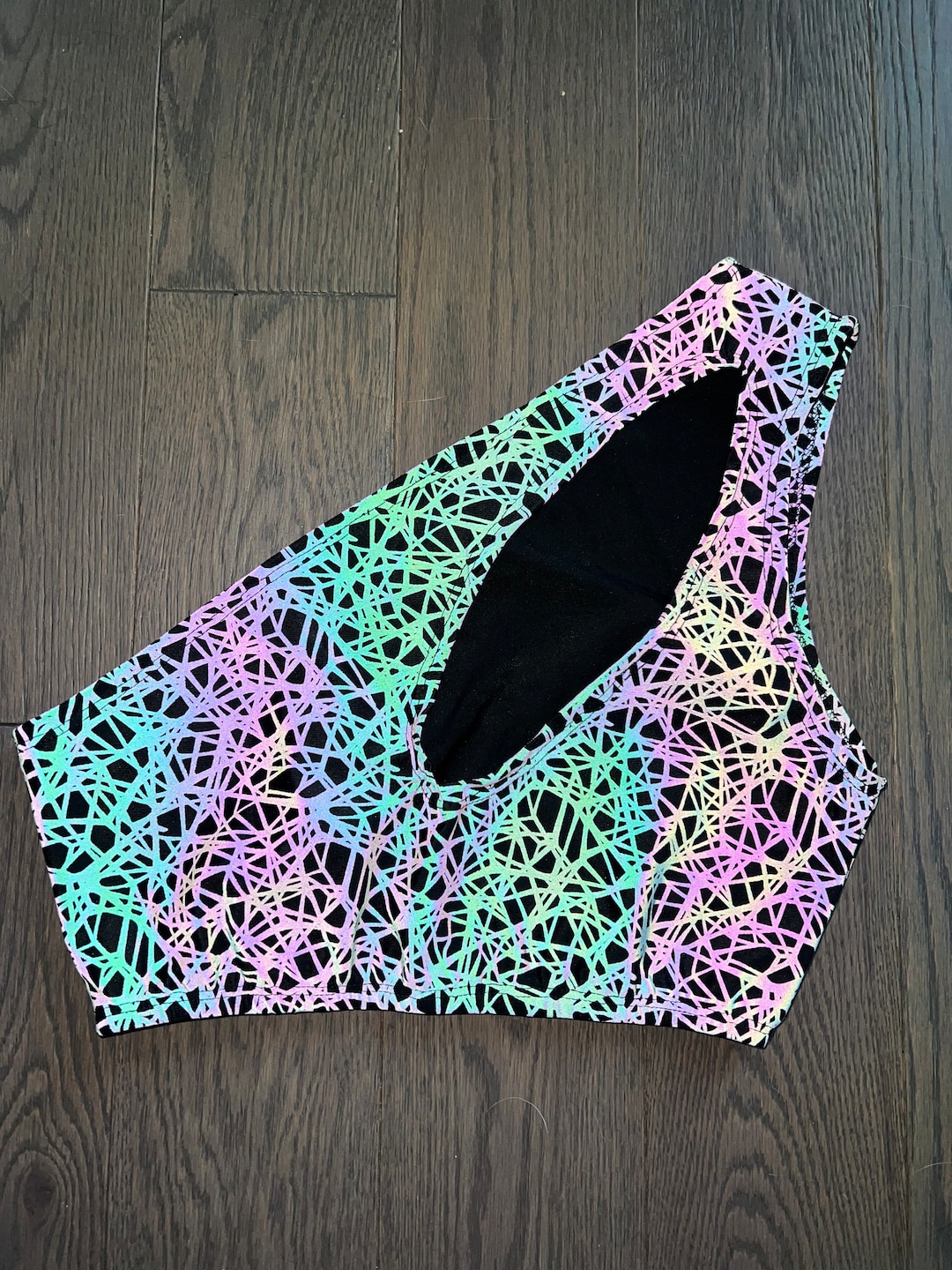 Reflective Rave Top, Rave Outfit, Sports Bra, Rave Tank Top, Rave ...