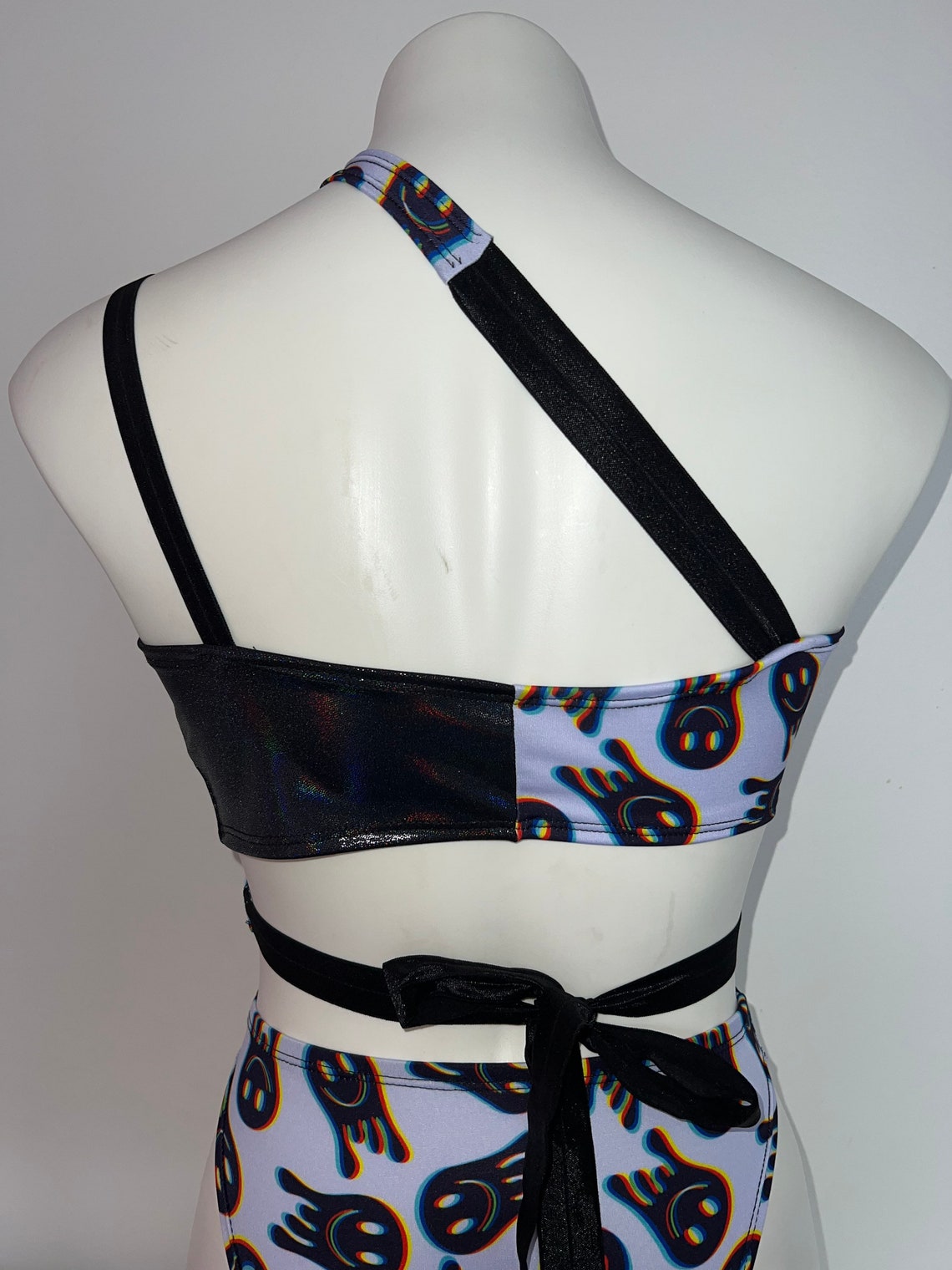 Happy Trippin Smiley Face Rave Top Rave Outfit Womens Rave - Etsy