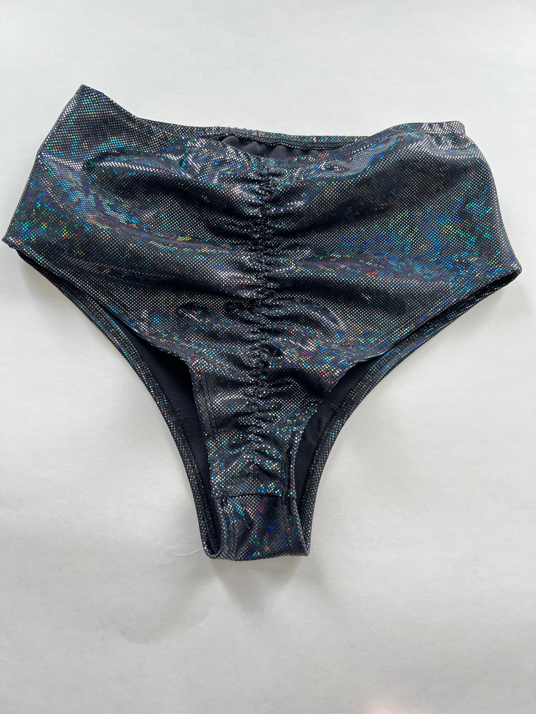 Scrunch Rave Bottoms, Holographic Rave Shorts, Plus Size Rave Outfit ...