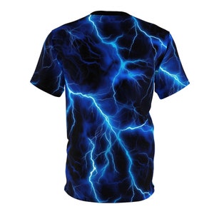 Mens Blue Lightning Rave Shirt, Mens Rave Outfit, Couples Matching Rave ...