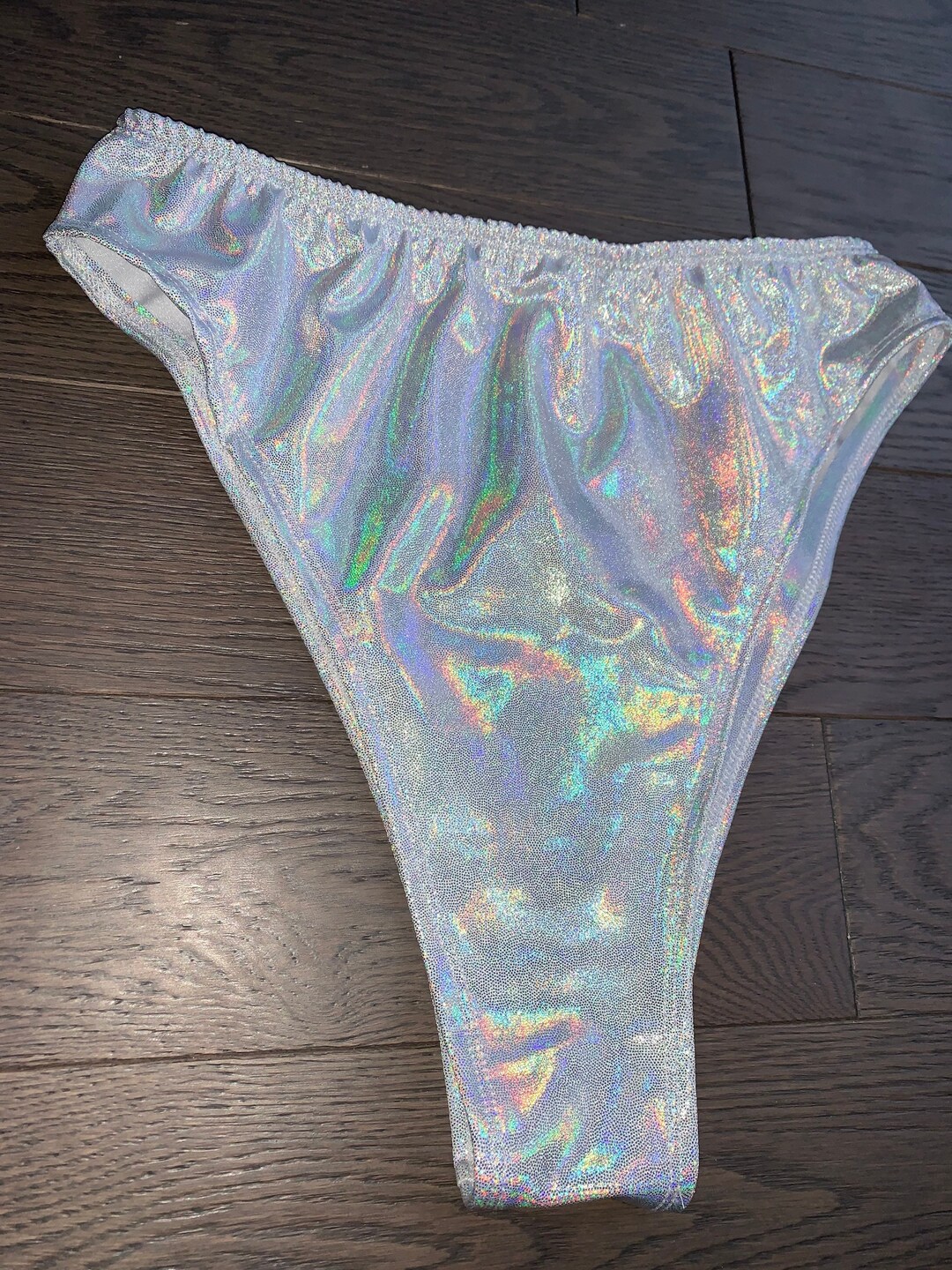 White Holographic Rave Bottoms, Plus Size Rave Outfit Set Women, Rave ...