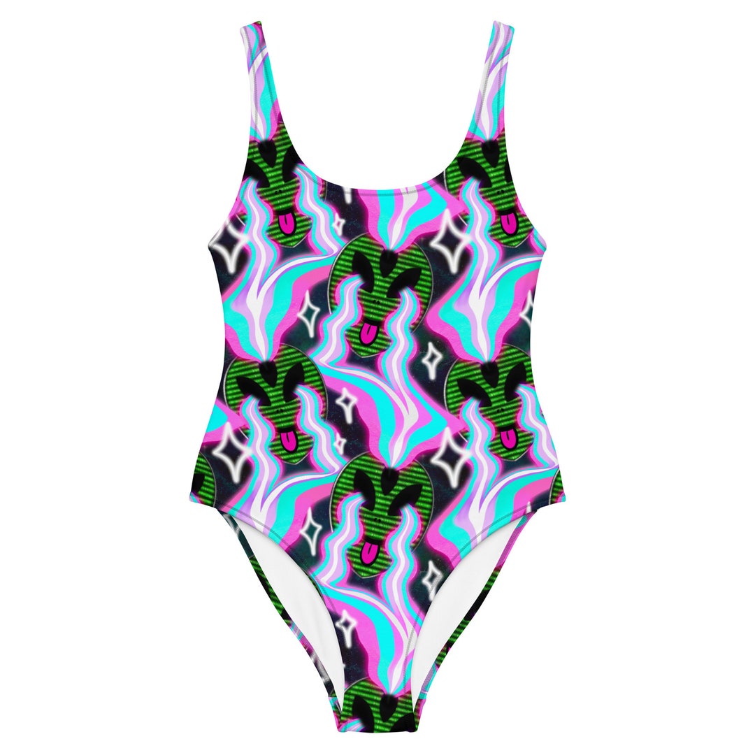 Trippy Rave Bodysuit, Rave Outfit Women Set, Plus Size Rave Wear ...