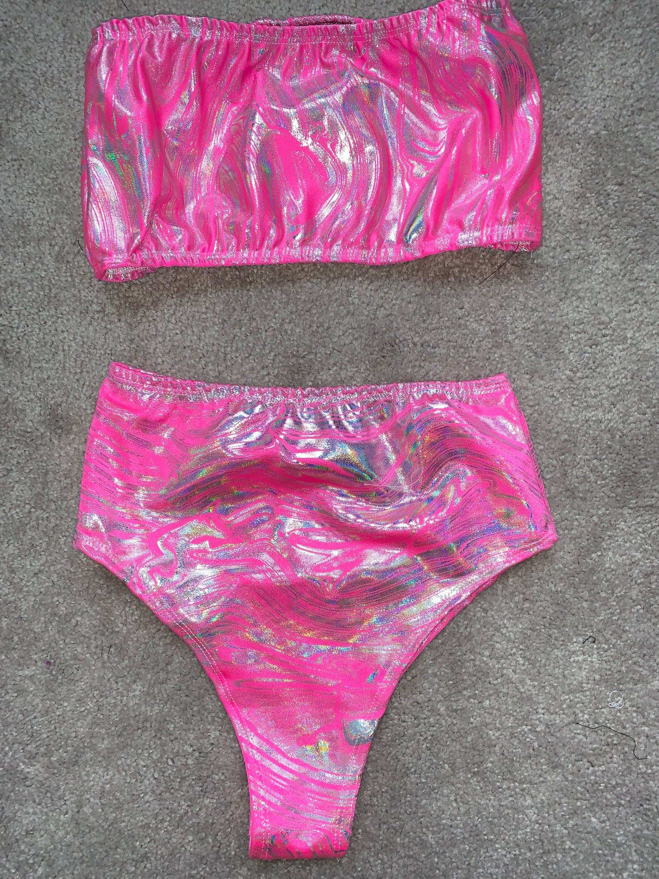 Pink Rave Top ONLY Boob Tube Top Tube Top Crop Top | Etsy