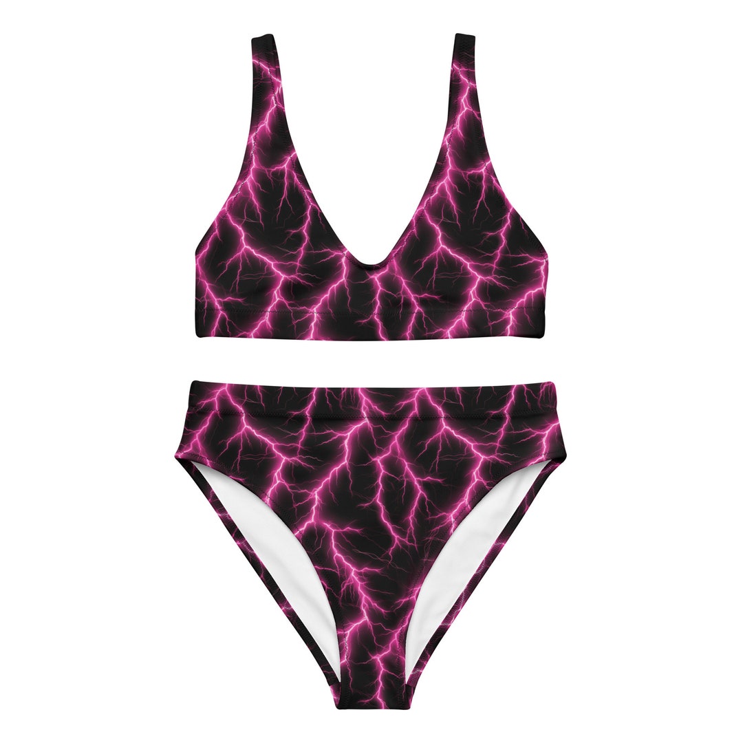 Electric Rave Outfit Set Women, Plus Size Rave Wear, High-waisted ...