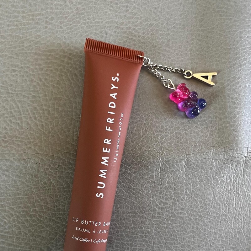 Lip Gloss Charm Key Chain - Etsy