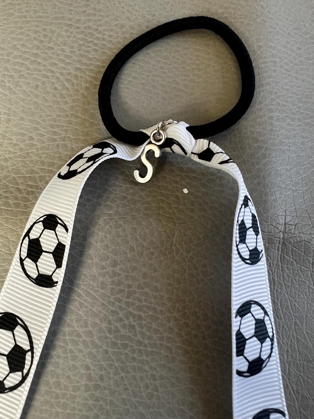Custom Soccer Hair Tie Soccer Hair Tie - Etsy