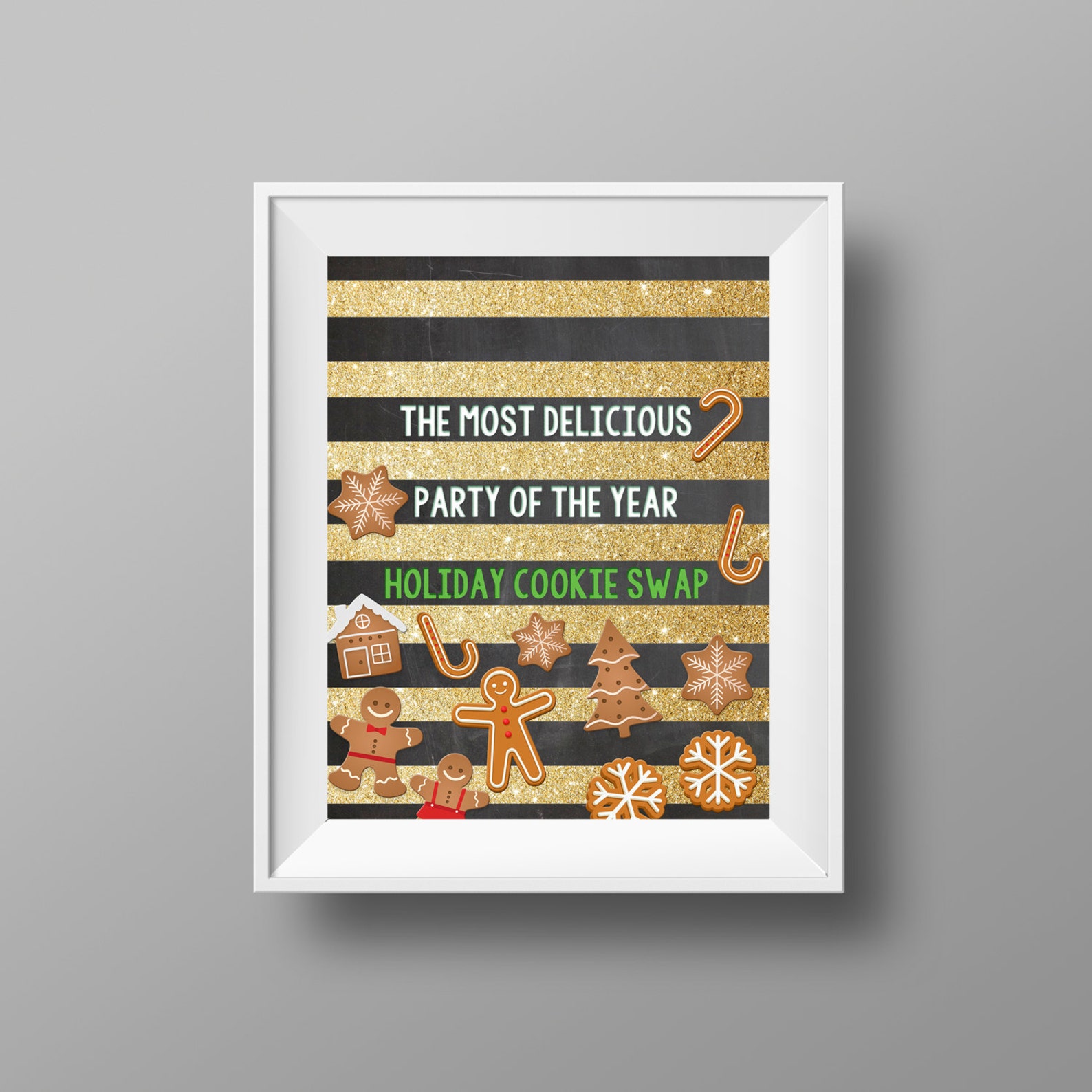 Holiday Party Cookie Swap Christmas Party Prints Christmas Party Ideas ...