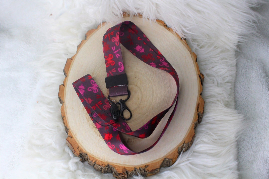 Bug Crossing Lanyard Key Fob for ID Badge Holder Keychain Spooky Video ...