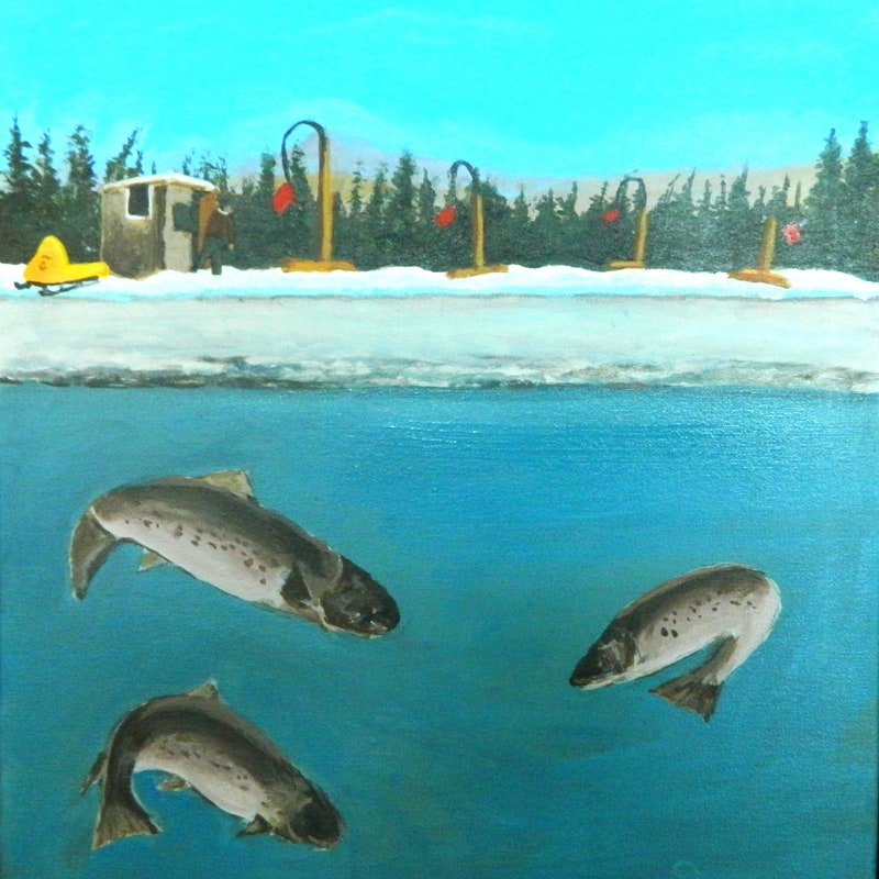 Ice Fishing - Etsy
