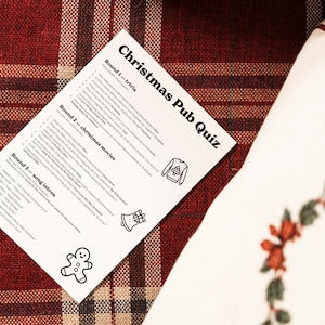 Printable Christmas Quiz, Christmas Pub Quiz With Answers, Christmas ...