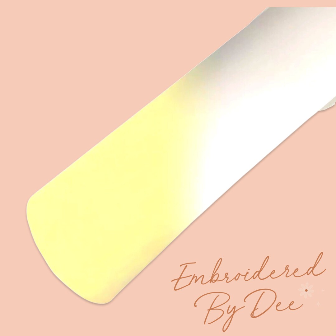 Lemon UV Sunlight Reactive Faux Leather Sheet A4 Size - for Embroidery ...