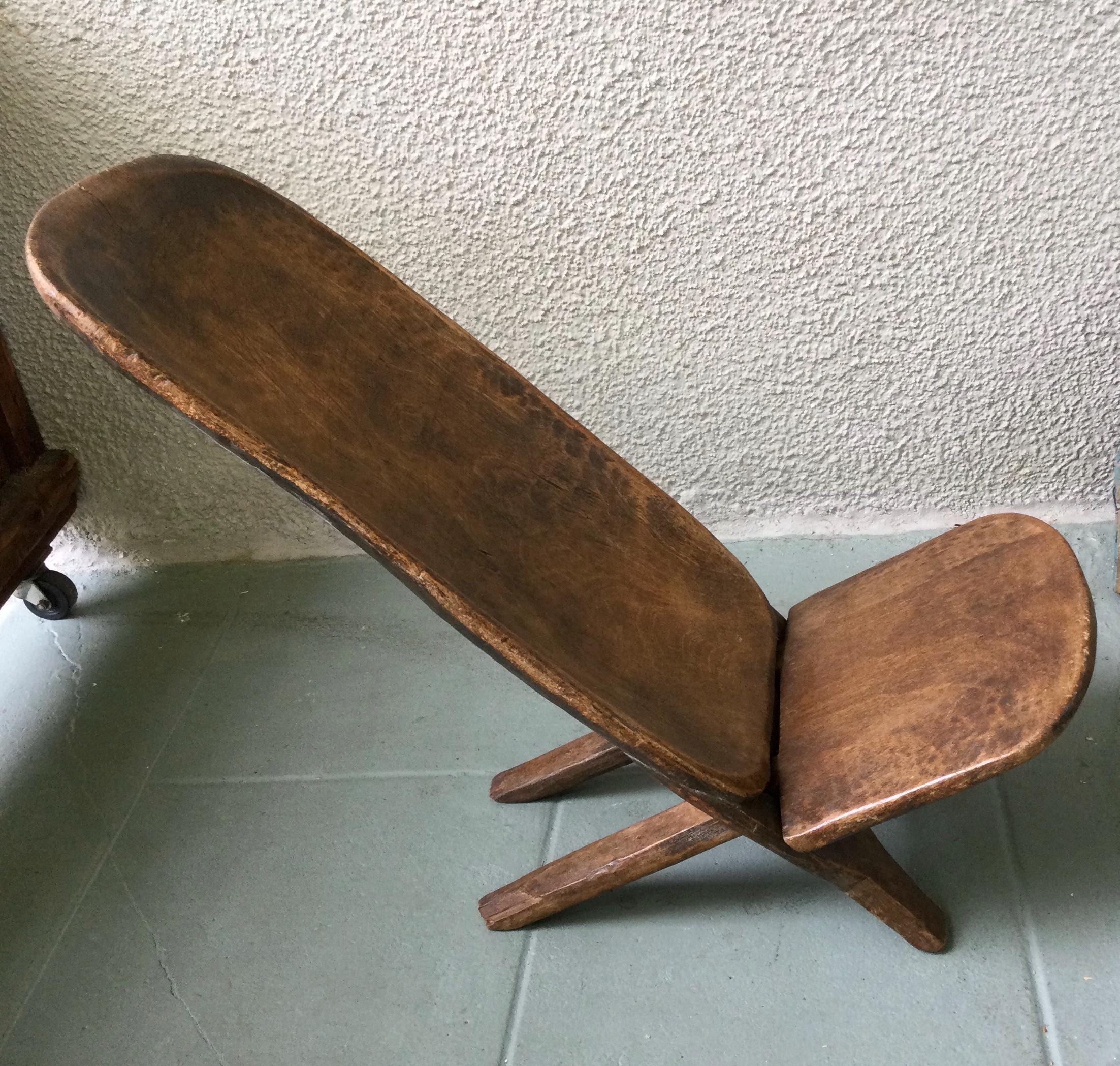 Vintage African Senufo Folding Chair/ Stargazer Chair - Etsy