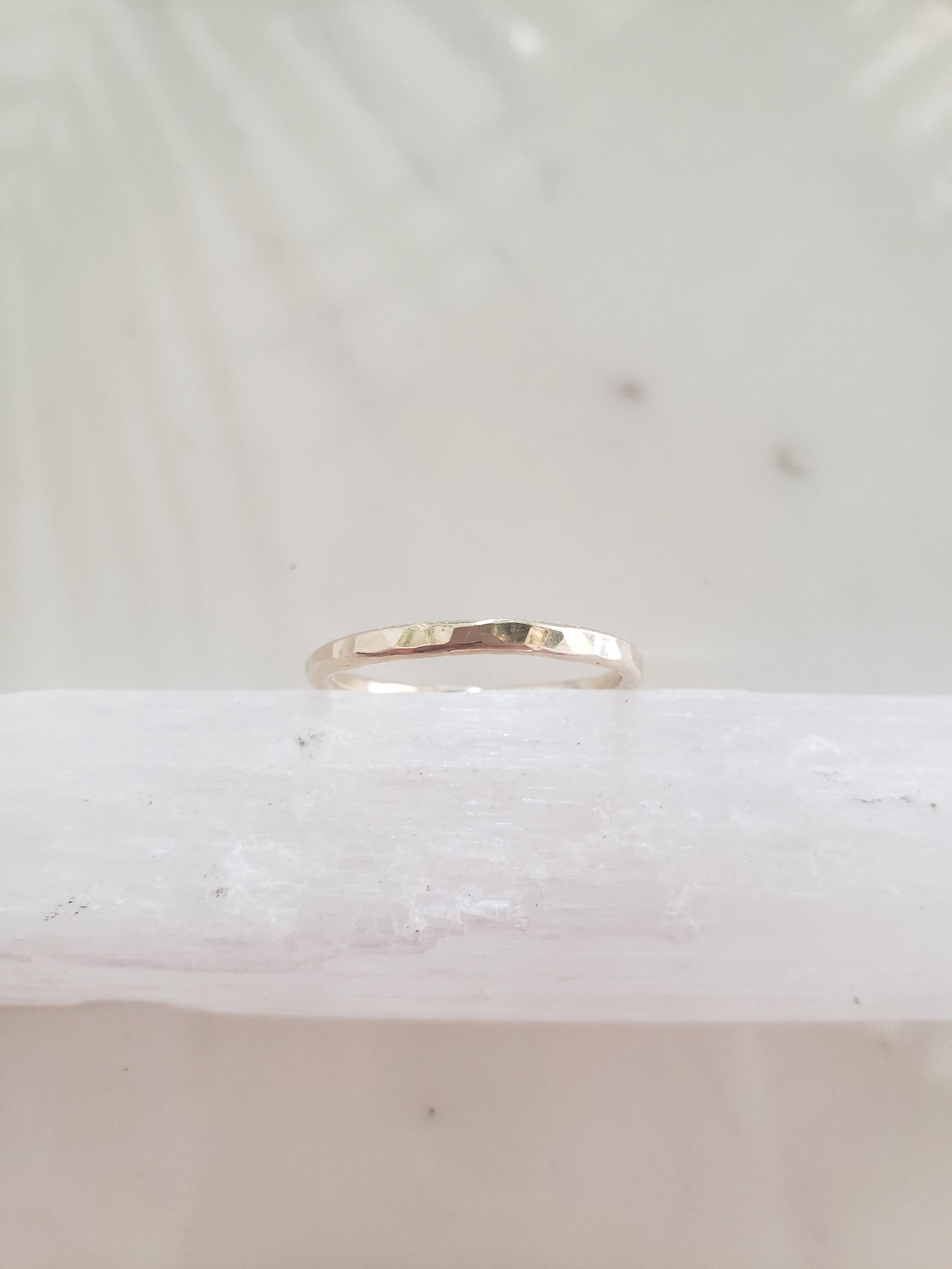 Gold filled thumb ring thumb rings for women hammered ring | Etsy