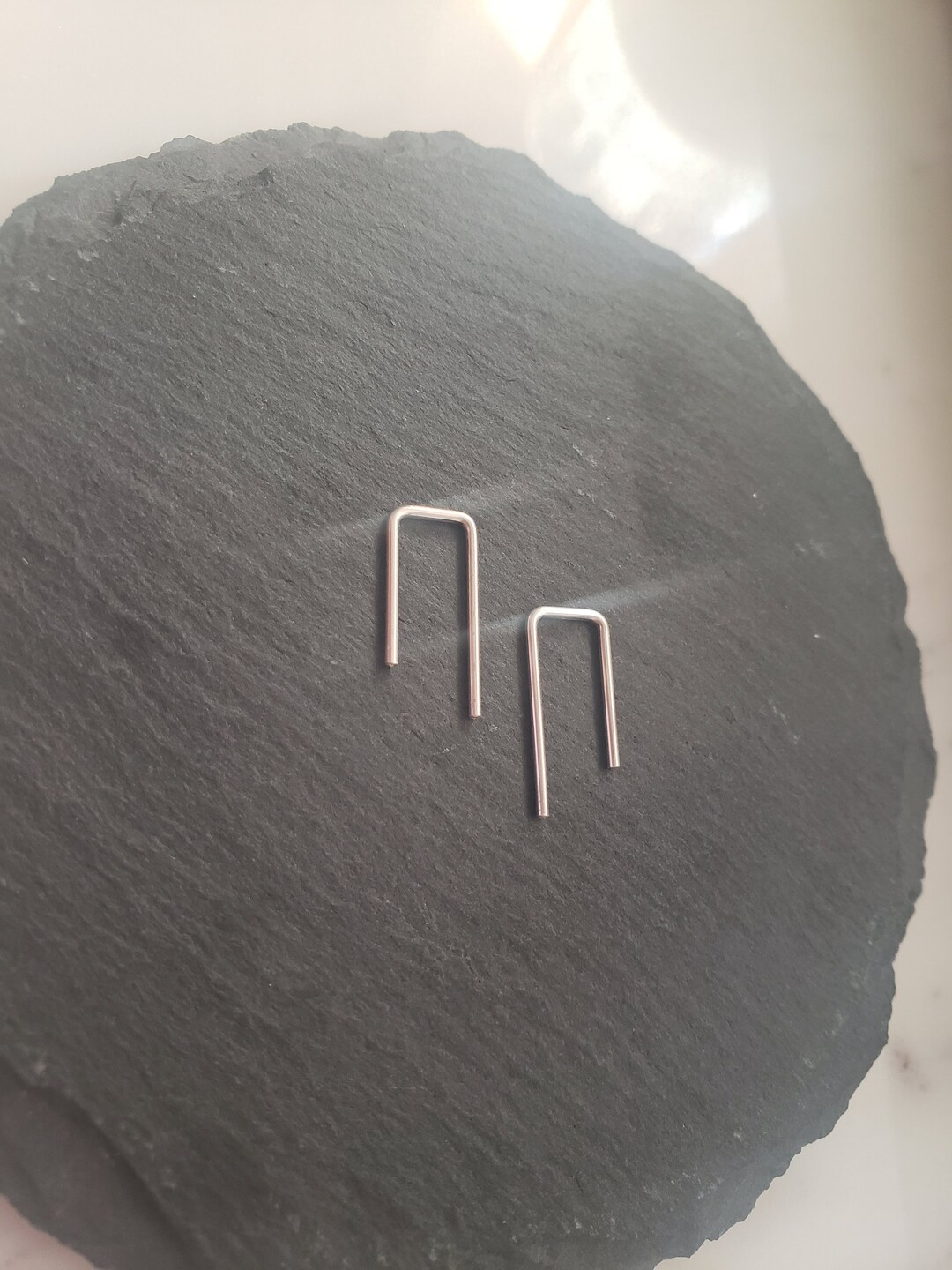 Simple Sterling Silver Wire Threaders, Staple Threaders, Minimal Wire ...