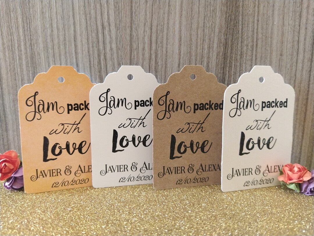XXL Tag Jam Packed With Love - Etsy