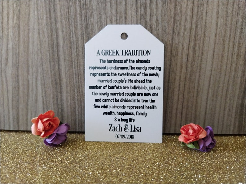 Large Tag A Greek Tradition - Etsy