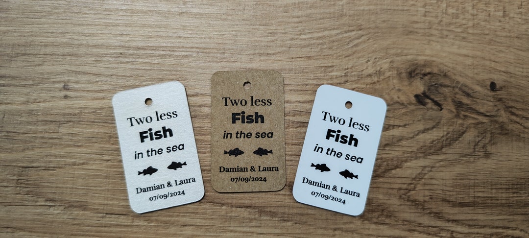 MINI TAG - Two Less Fish in the Sea - Etsy