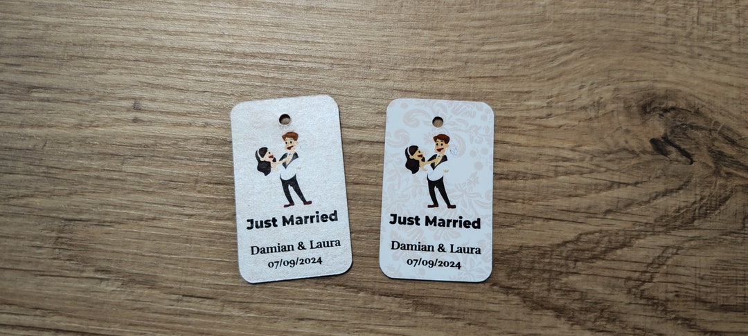 MINI TAG Just Married - Etsy