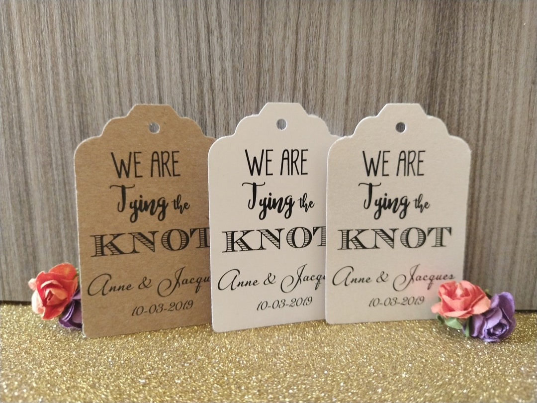XXL Tag We Are Tying the Knot - Etsy Hong Kong