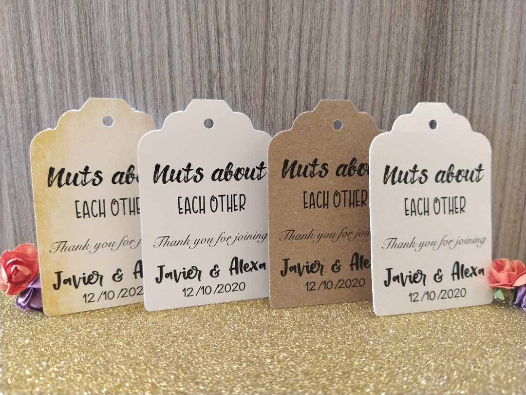 XXL Tag - Nuts About Each Other - Etsy