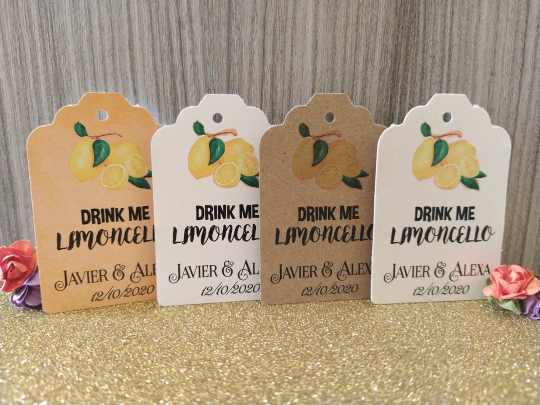 XXL Tag - Drink Me Limoncello - Etsy