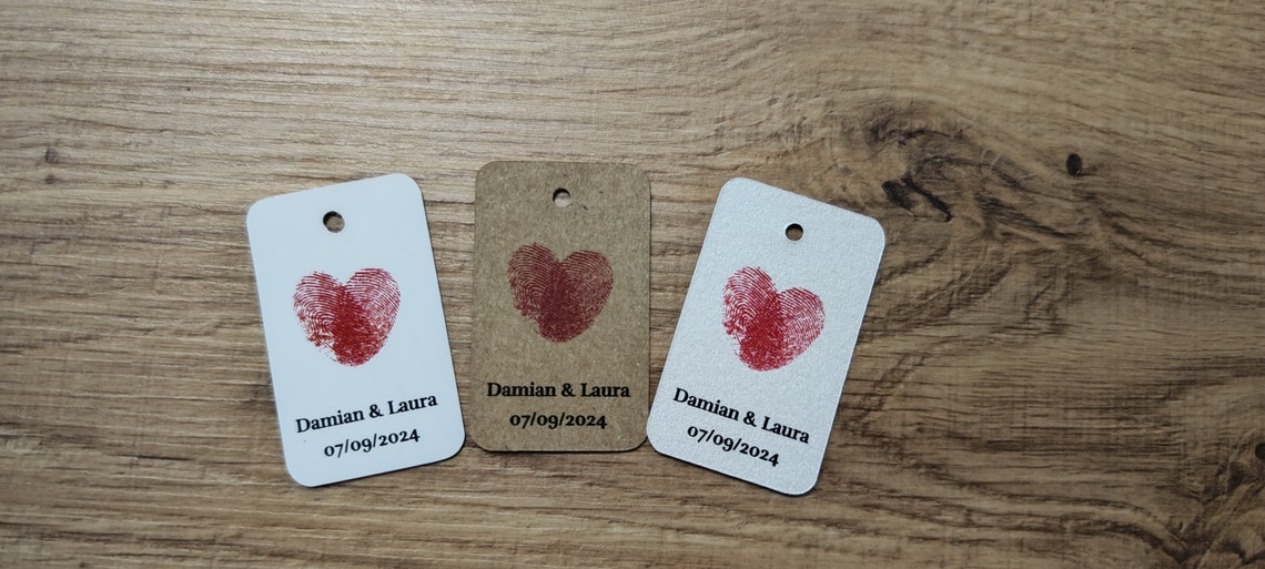 Mini Tag Fingerprints - Etsy