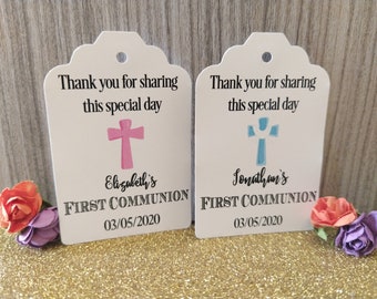 LOT of 10 Confirmation Favor Tags, Holy Confirmation Gift Tag - Etsy