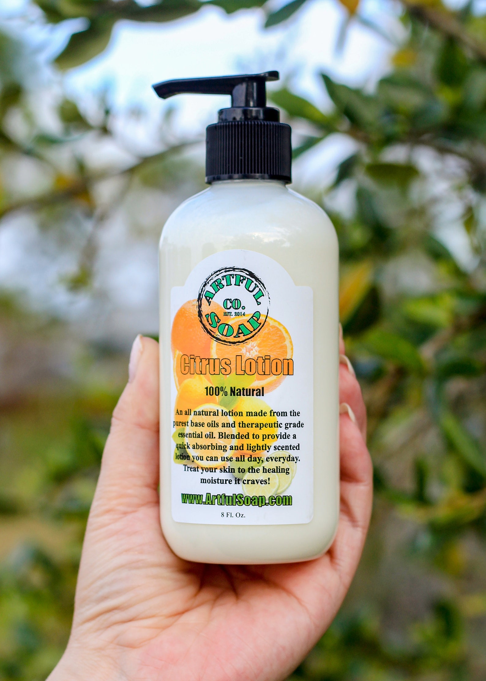 Citrus Lotion 100% Natural Natural Lotion Lotion Orange | Etsy