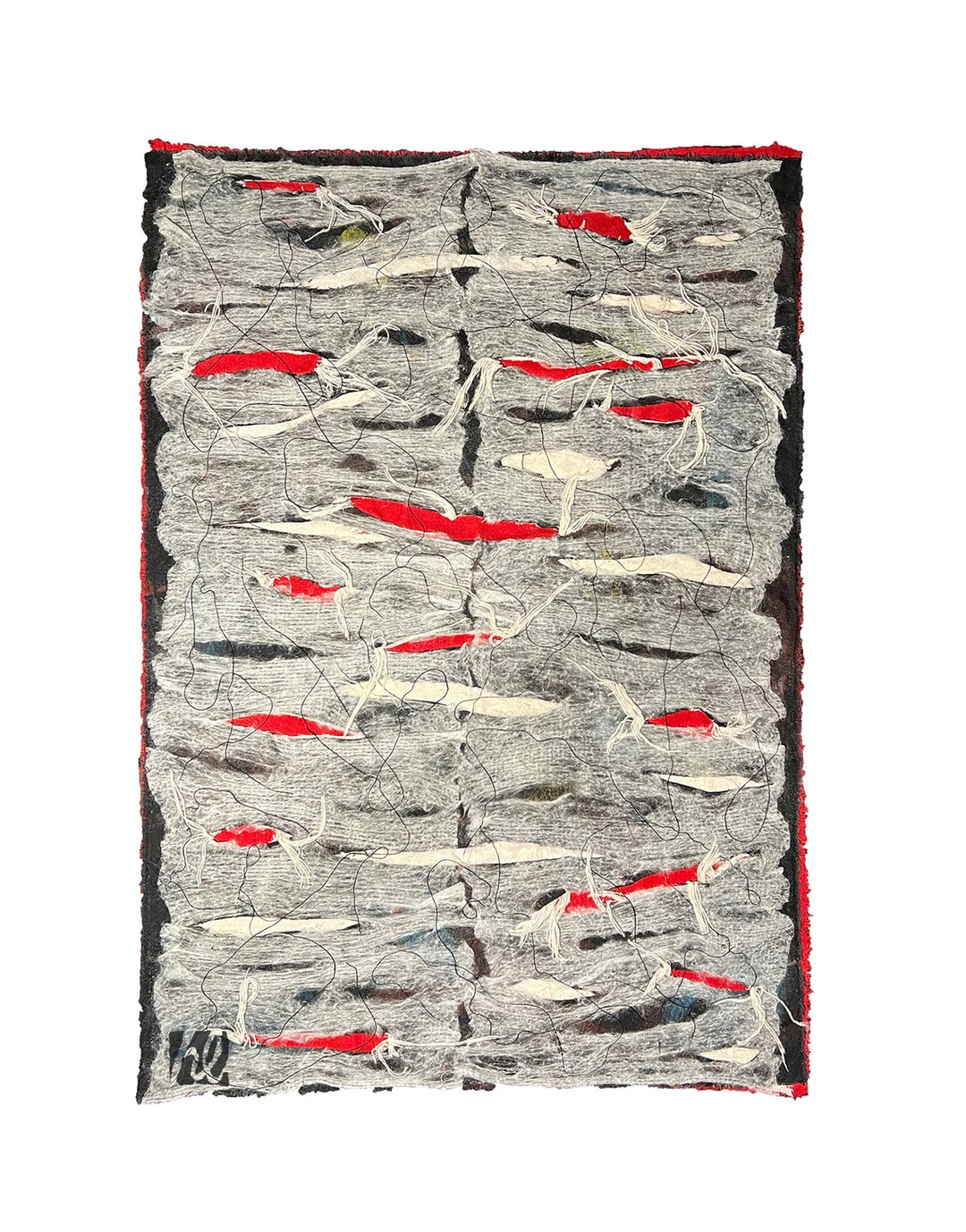 ORIGINAL "squint" Textile Art, Fabric Dye Art, Abstract Art, Wall ...