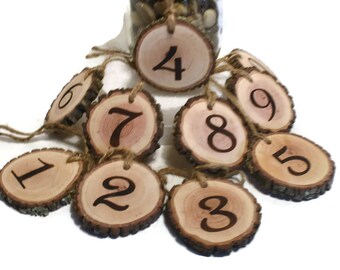 Wood Burned Table Numbers - Etsy