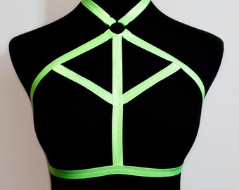 Open Cup Bra Harness - Etsy