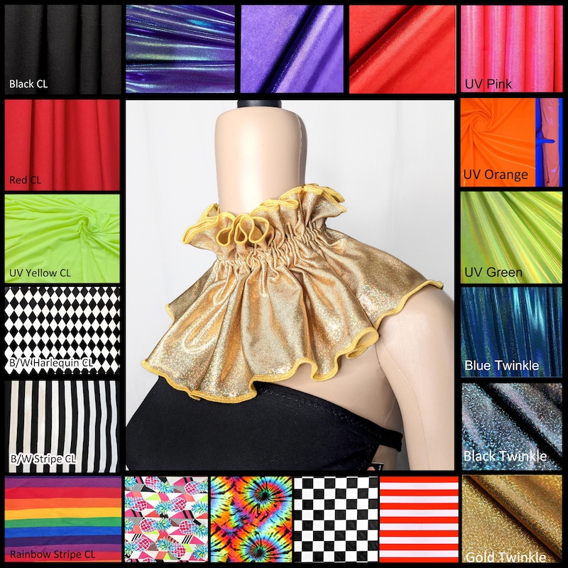Clown Neck Ruffle - Etsy