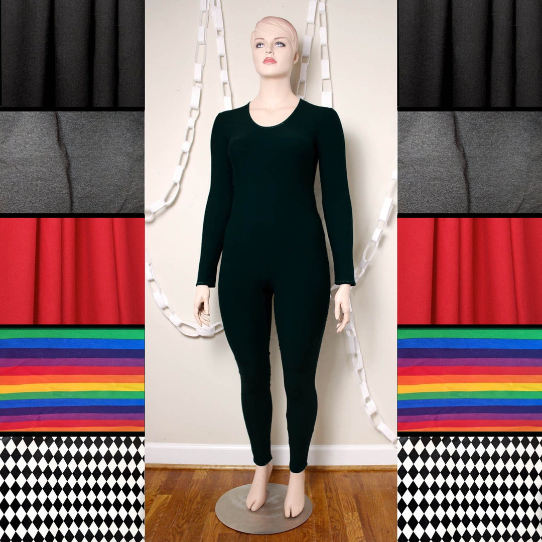 Cotton Catsuit Aerial Catsuit Long Sleeve Bodysuit Jersey Bodysuit ...